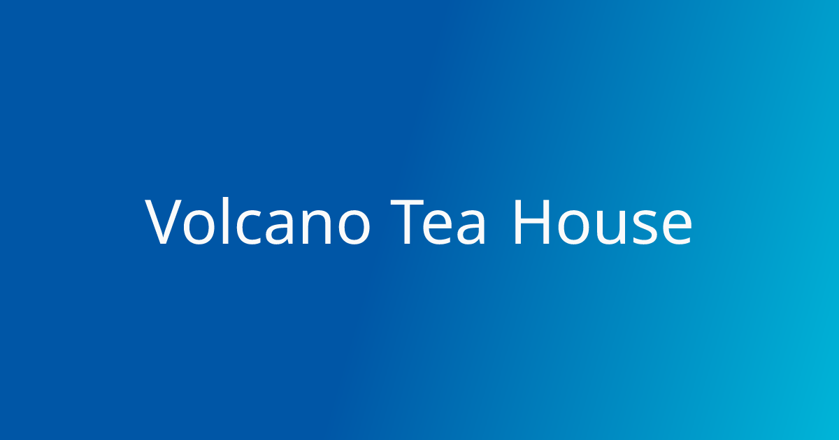 Order Authentic Asian Online | Volcano Tea House - Pickup or Delivery ...